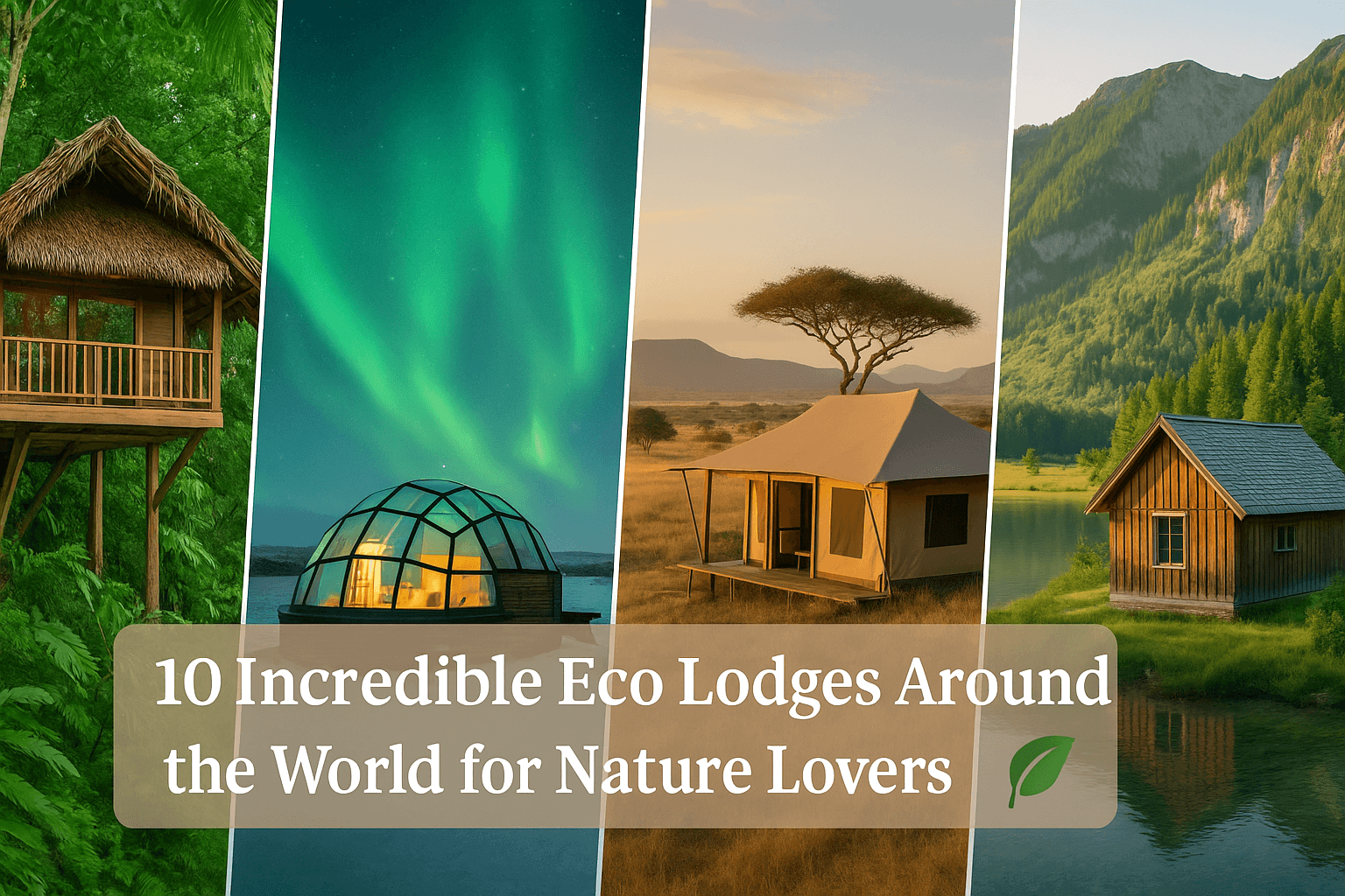 10 Incredible Eco Lodges Around the World for Nature Lovers