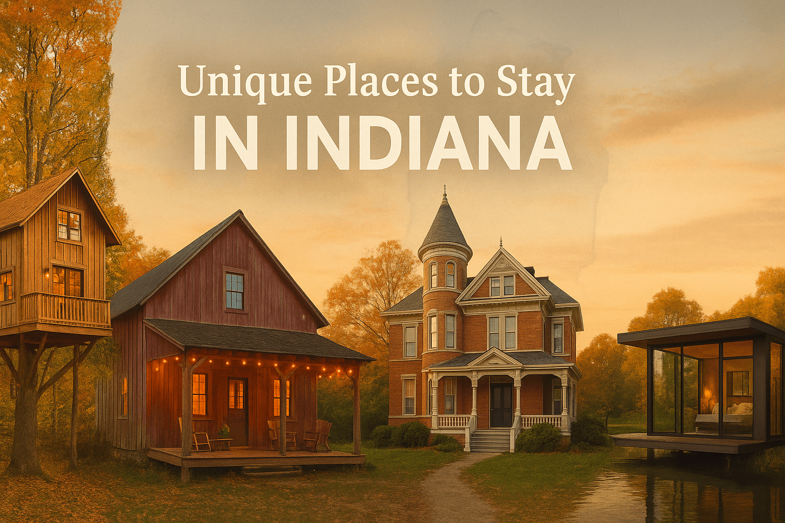 Unique Places to Stay in Indiana: Move Beyond the Standard Hotel
