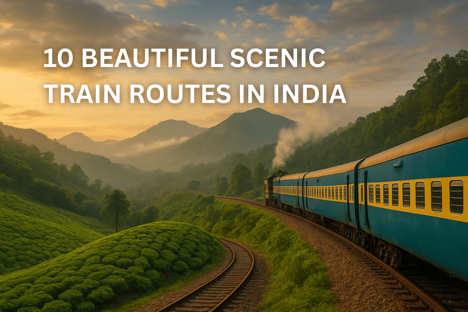 10 Beautiful Scenic Train Routes in India
